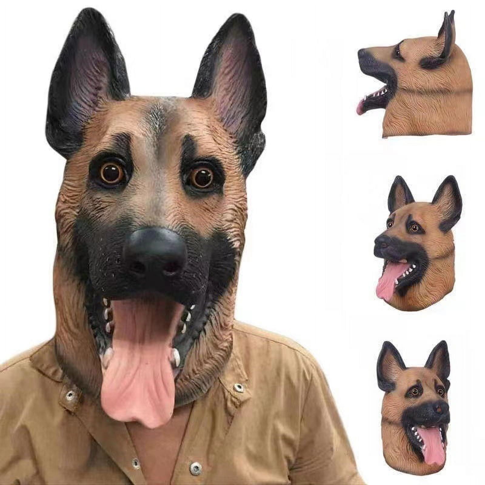 Dog Head Mask Halloween Party Dog Costume Masks Mask Super Bowl ...