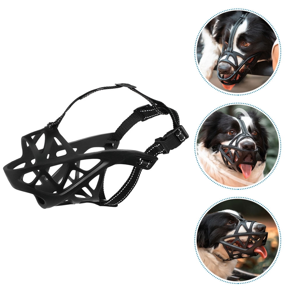 OUNONA Dog Muzzle Mouth Cover Basket Muzzle for Pets Puppy Mask 1 Set ...