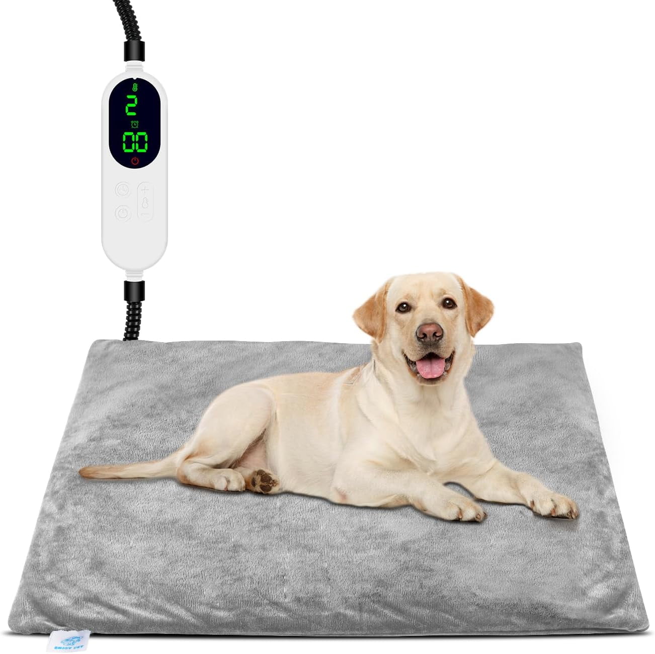 Dog Heating Pad Outdoor, Heated Dog Bed Indoor for Cats, Warming ...