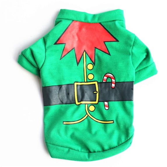 Dog Hoodie, Christmas Santa Pattern with Warm Fleece Lining, Soft ...