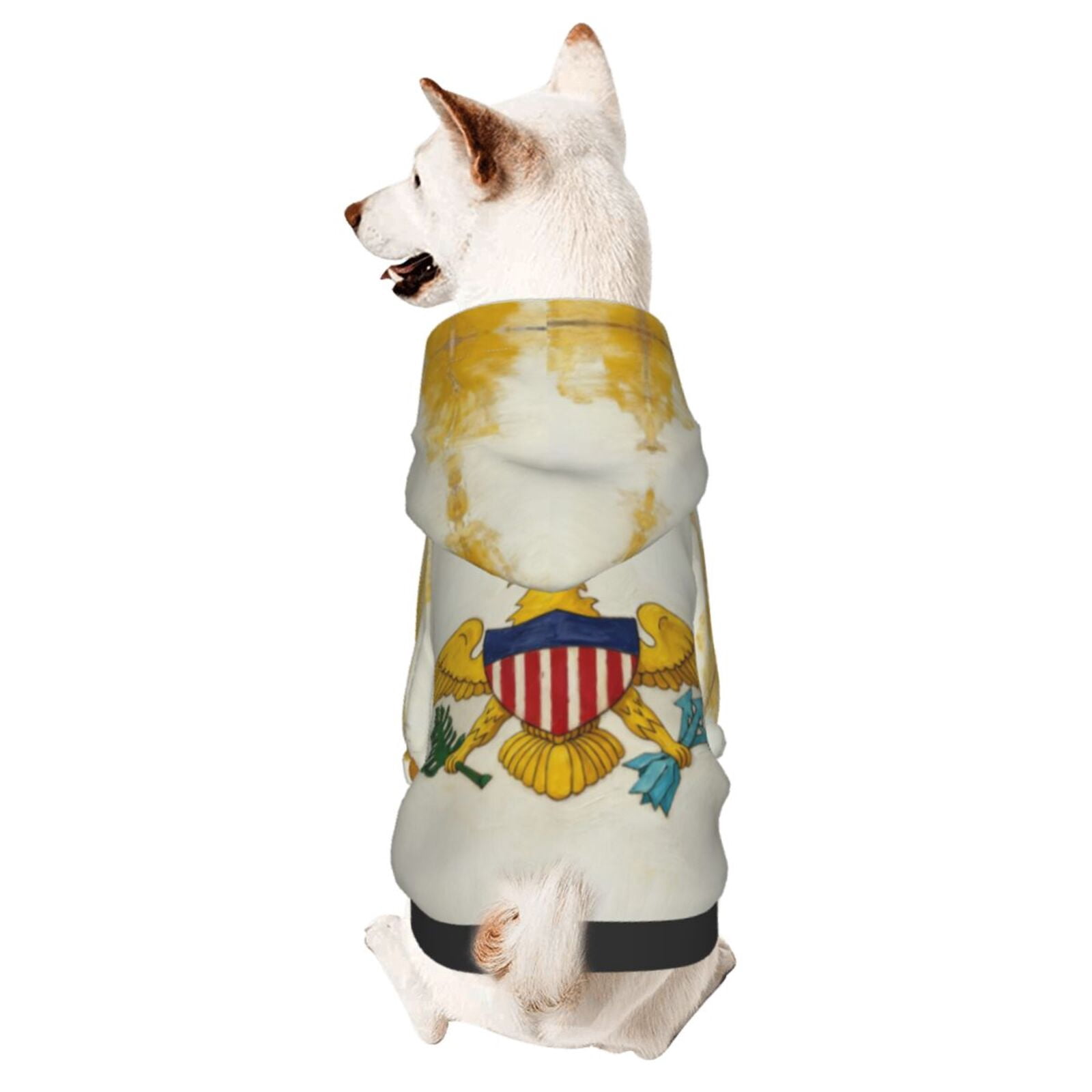 Dog Hoodies Sweatshirts Flag Of The-United-Virgin Islands Small Dogs ...