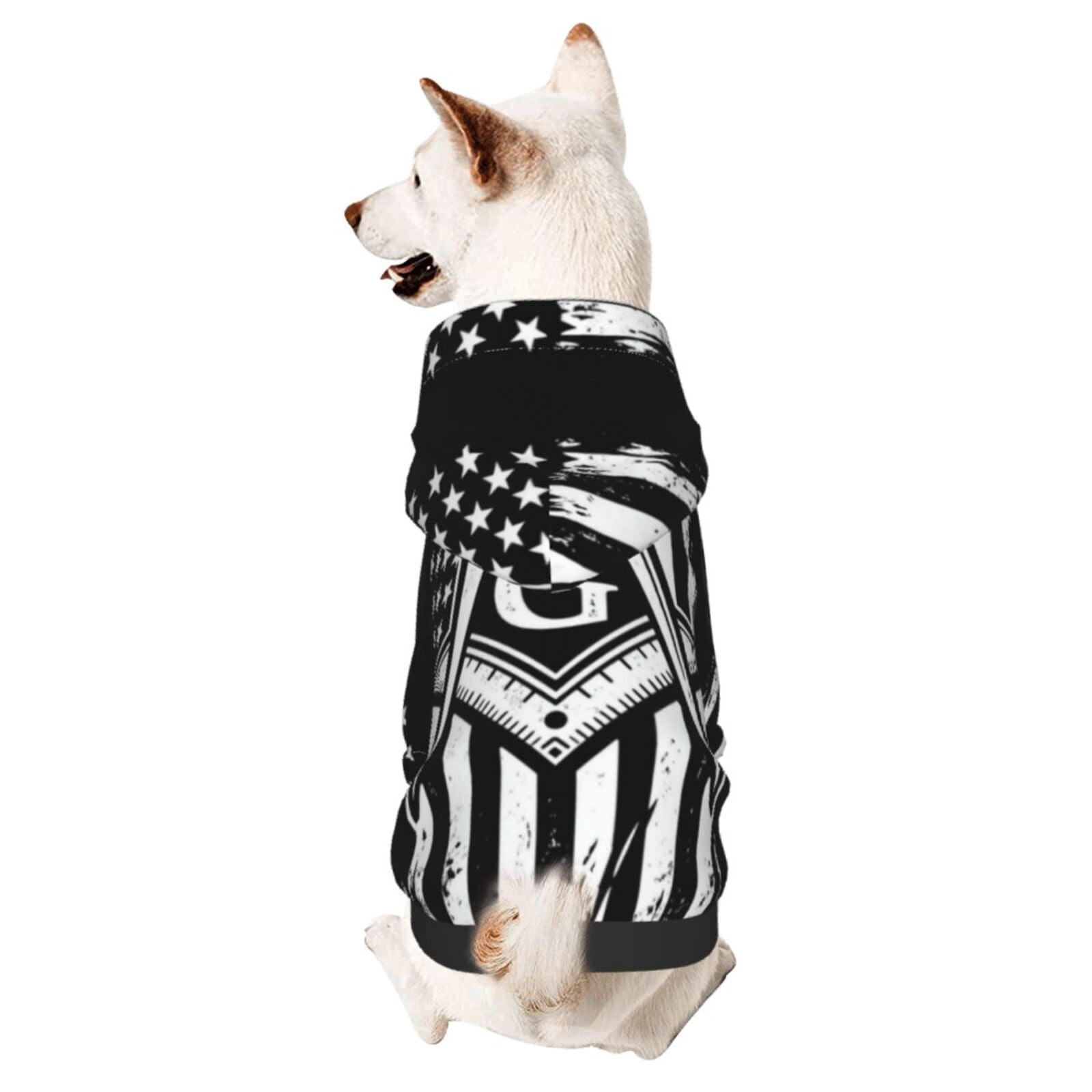 Dog Hoodies Sweatshirts Freemason Masonic Masons Flag Small Dogs Puppy ...