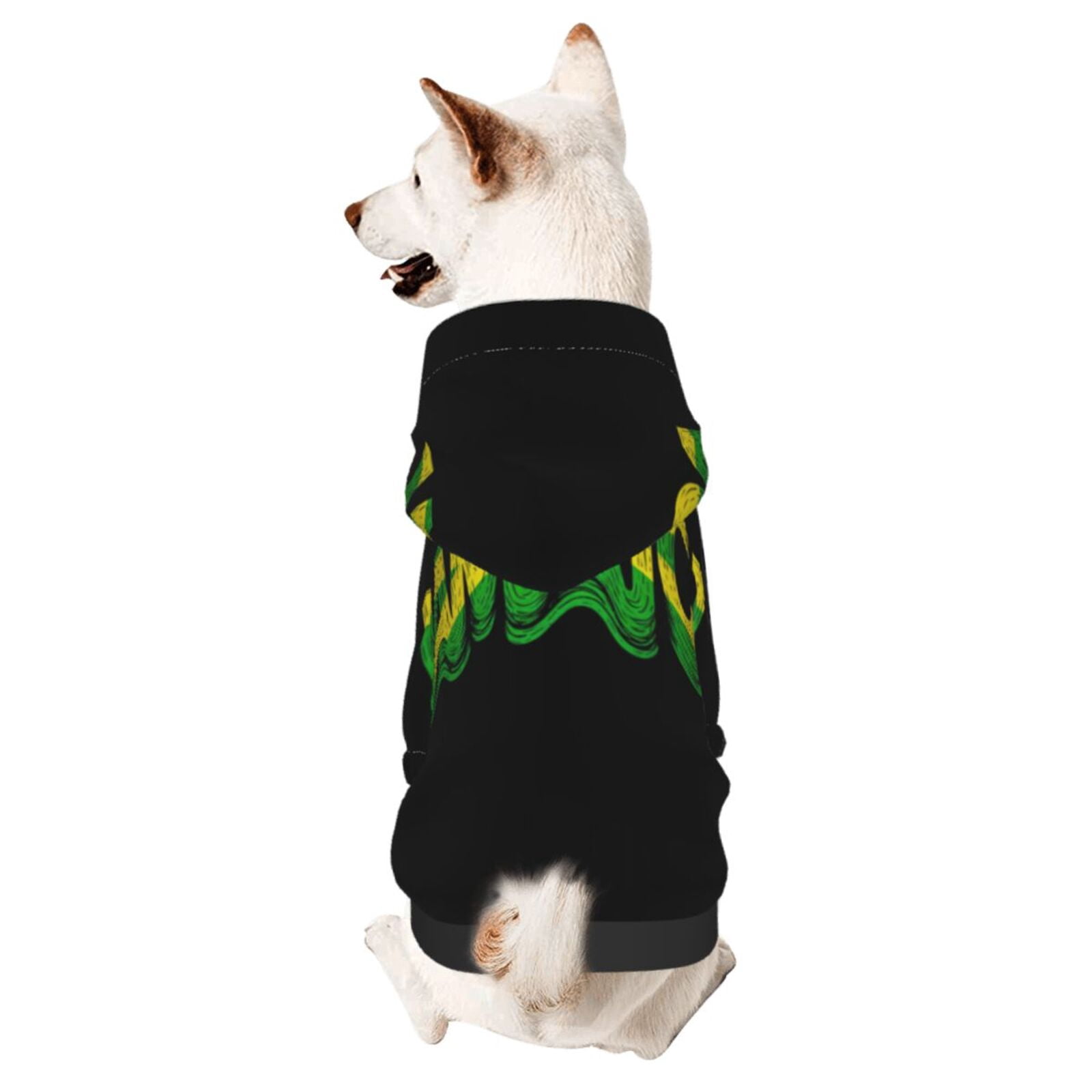 Dog Hoodies Sweatshirts Jamaican Logo Small Dogs Puppy Clothes Coat ...