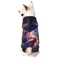 Dog Hoodies Sweatshirts Nebula Galaxy Pattern Small Dogs Puppy Clothes ...