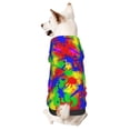 Dog Hoodies Sweatshirts Paint Splatter Grunge Small Dogs Puppy Clothes ...