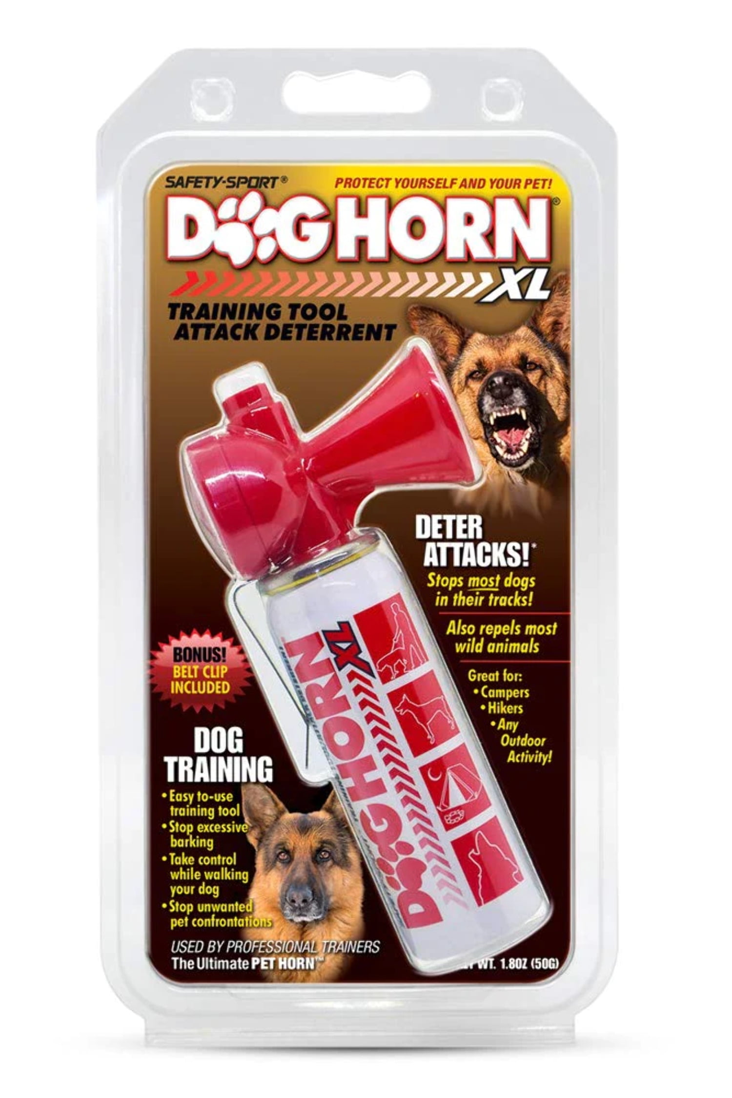 Dog Horn XL: Trainer-Recommended Pet Air Horn, Stops Attacks ...