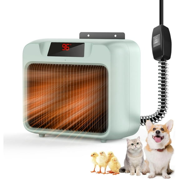 Dog House Heater for Outdoor & Indoor Use - 600W/300W Safe & Efficient ...