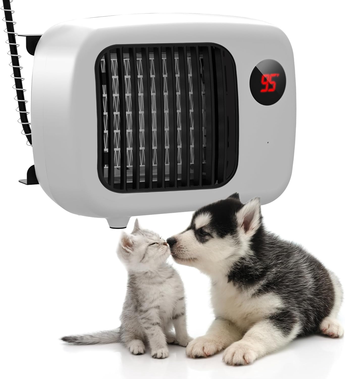 Dog House Heater with 2 Heat Settings (300W/600W), Overheat Protection ...