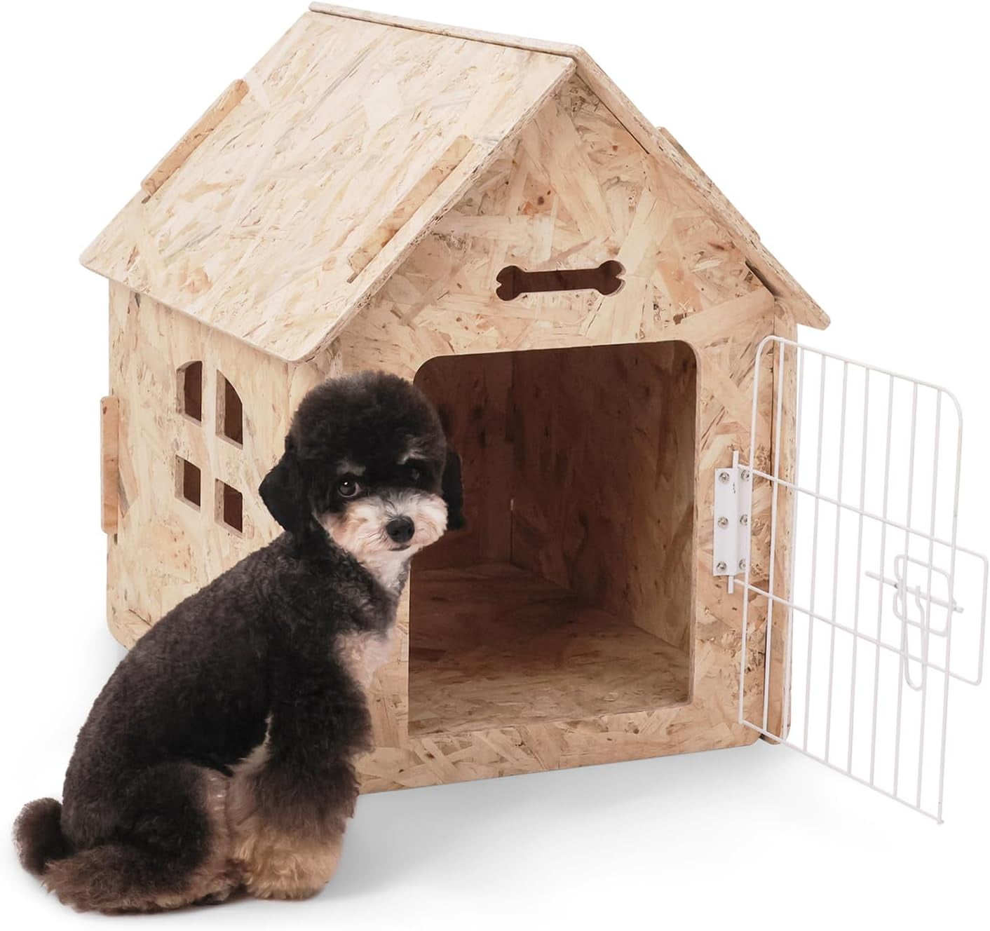 Dog House Indoor for Small Dogs or Cats, Cozy Wooden Design, Small ...