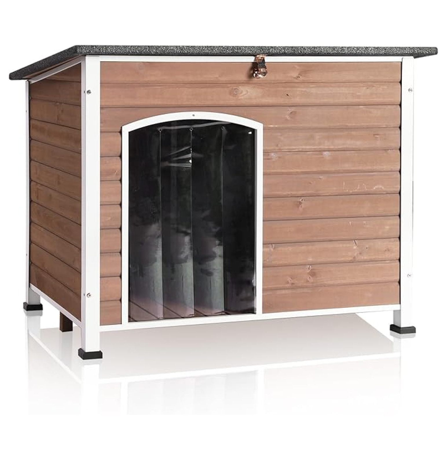 Dog House Outdoor Weatherproof with Anti-bite Metal Frame Large Indoor ...