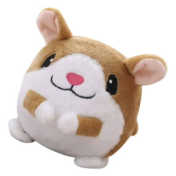 Dog Interactive Teasing Ball Plush Hamster with Vibrating and Bouncing ...