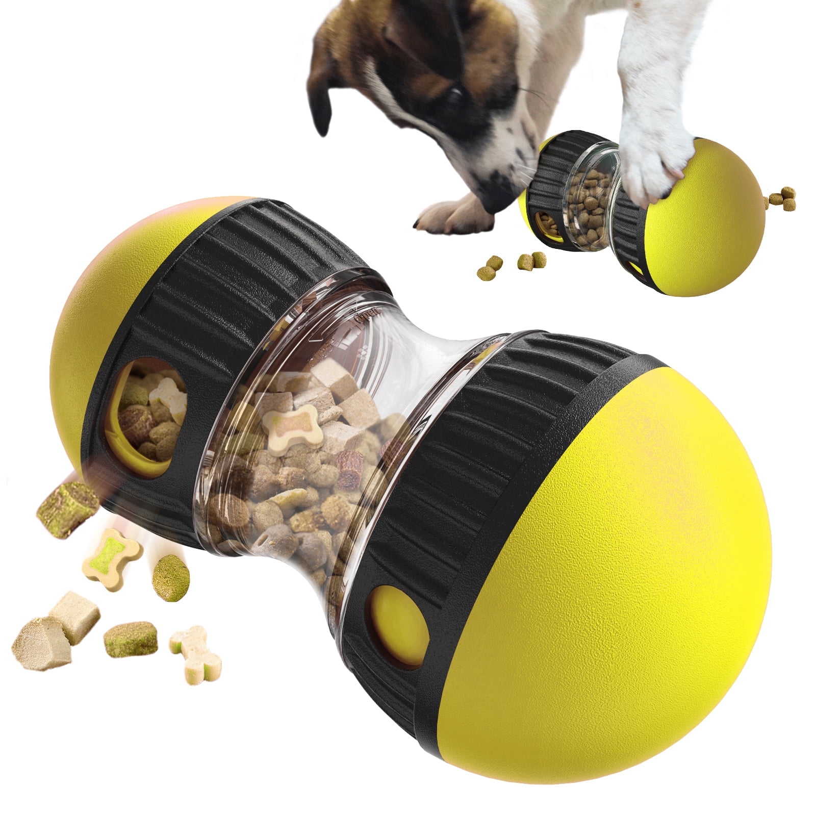 Dog Interactive Toys Dogs Puzzles Feeder Adjustable Food Dispensing ...