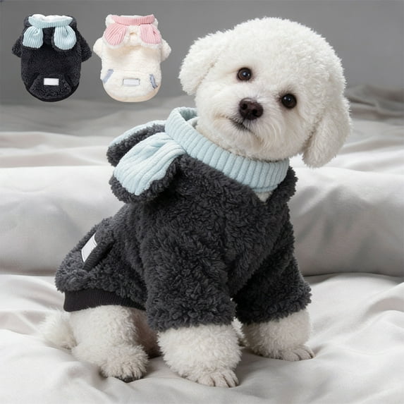 Dog Down Jacket for Small Dogs | Two-Legged Winter Coat | Cotton Padded ...