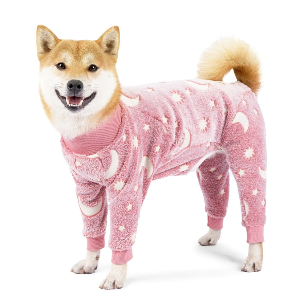 Dog Jumpsuit, Flannel Dog Pyjamas, Dog Onesie Winter Clothes for Small ...