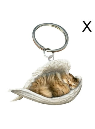 DOWAY Cute Enamel Dog Keychain Keyring Pets Dog Keyrings, 43% OFF