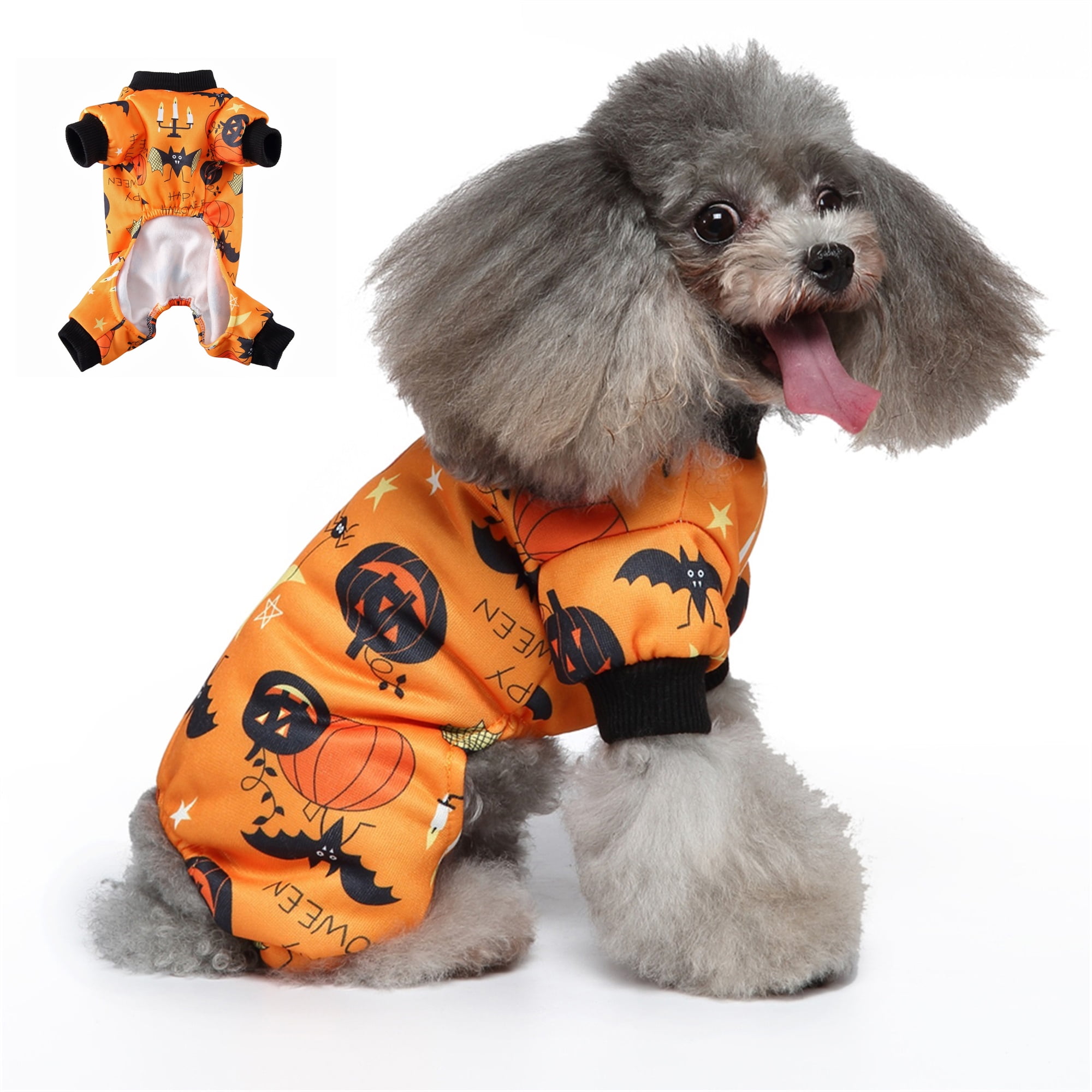 Dog King Costume Funny Pet Halloween Costumes for Dogs with Ruby Crown ...