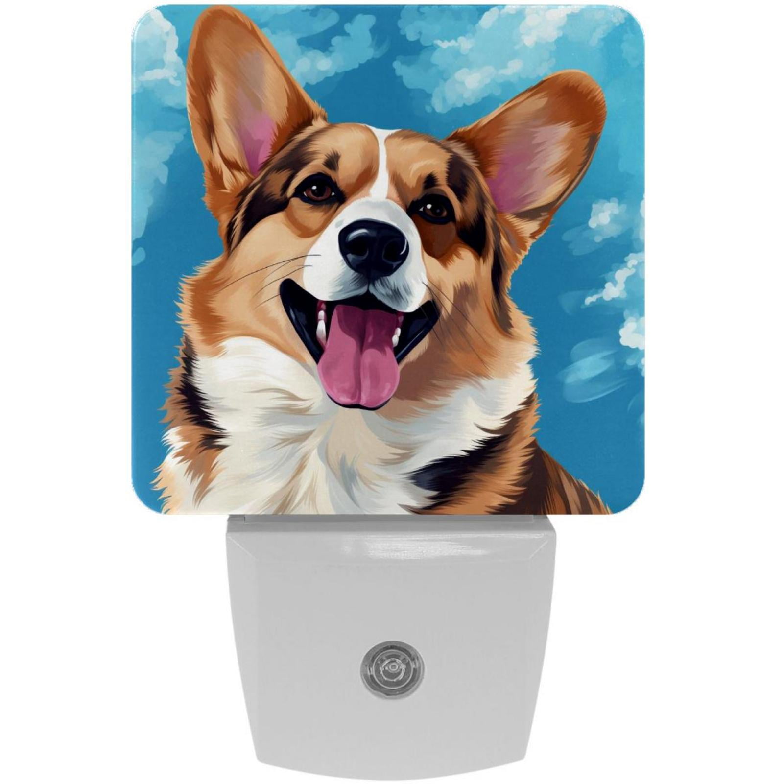 Dog LED Square Night Lights - Energy Efficient and Sleek Design - for ...