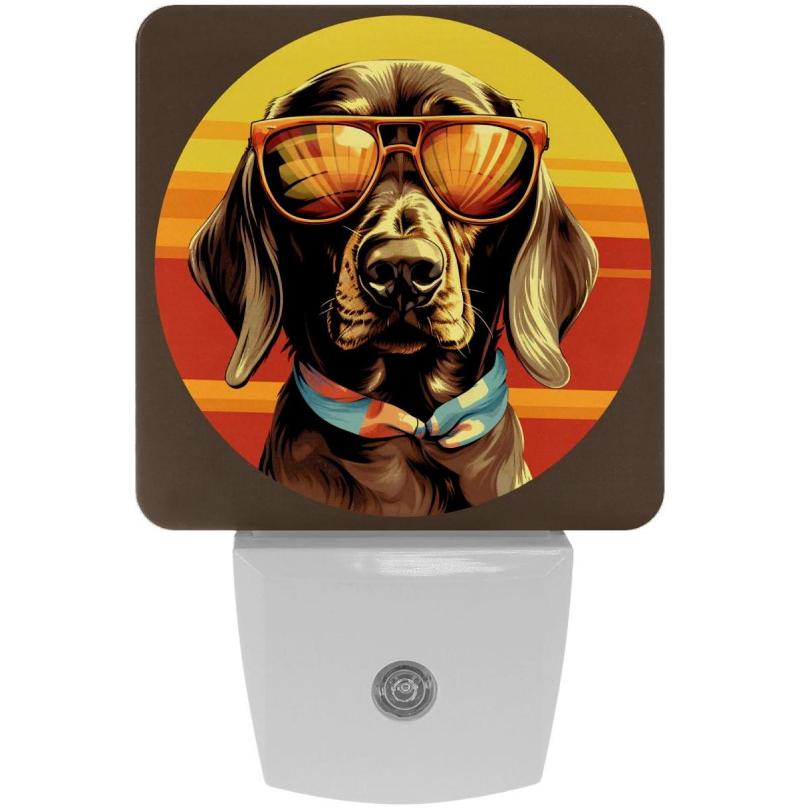 Dog LED Square Night Lights - Energy Efficient and Sleek Design - for ...