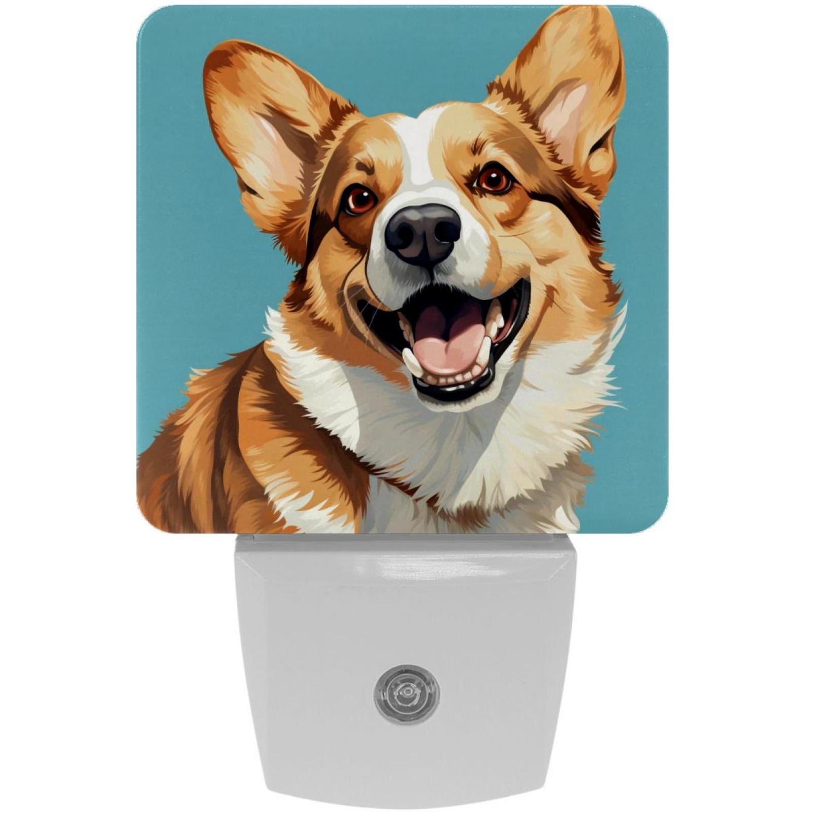 Dog LED Square Night Lights - Modern Design, Energy Efficient Indoor ...