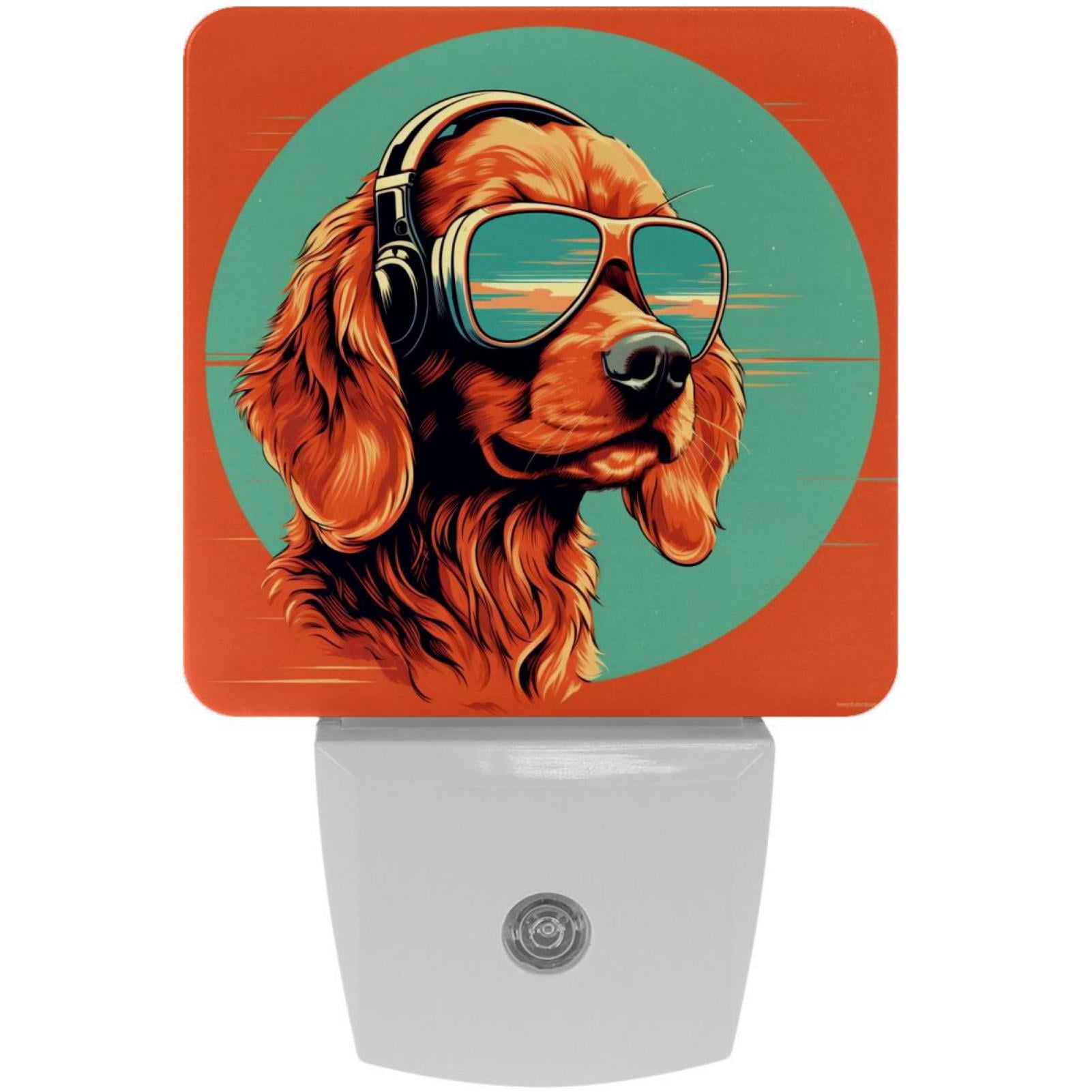 Dog LED Square Night Lights - Small and Bright Illumination for Your ...