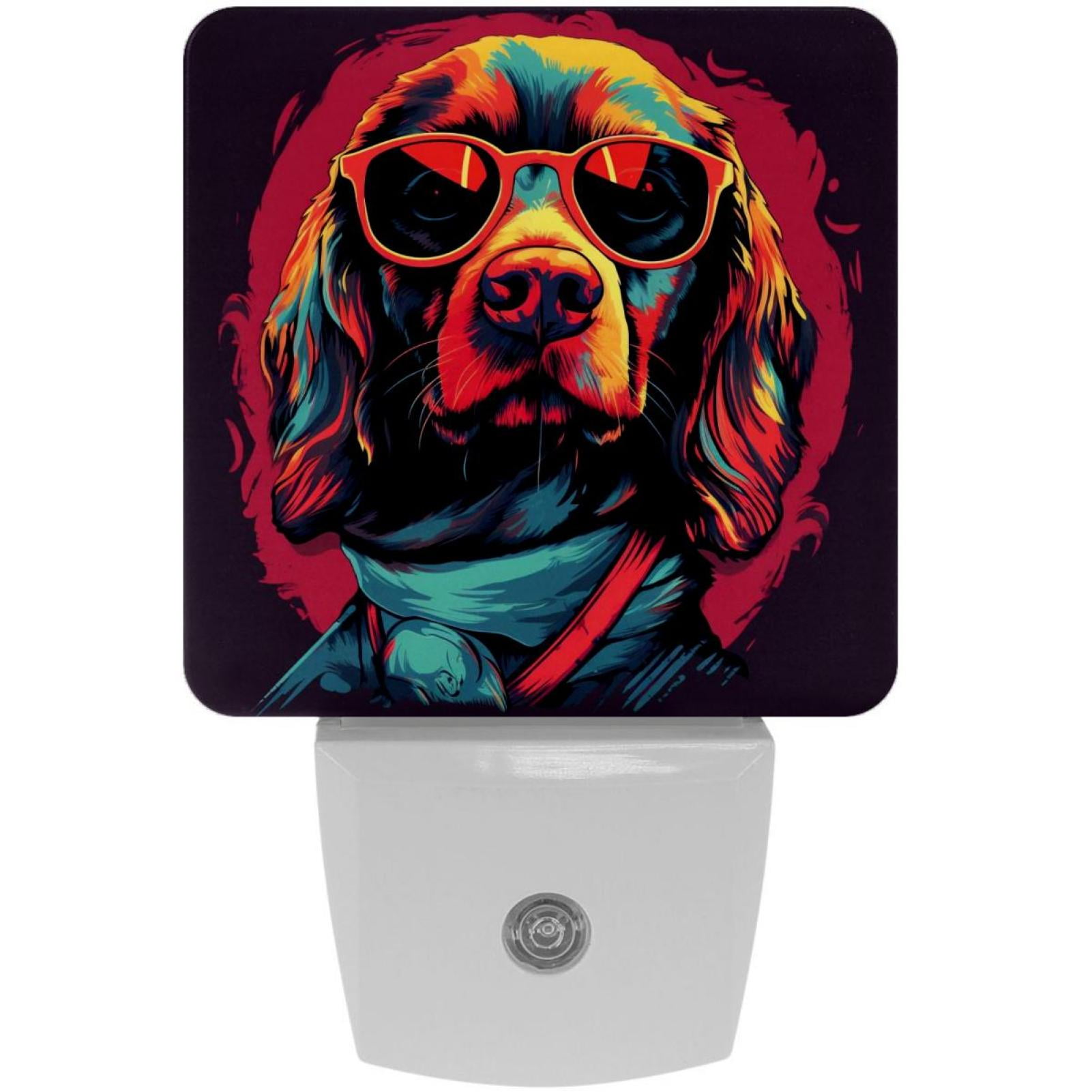 Dog LED Square Night Lights - Stylish and Energy-Efficient Illumination ...