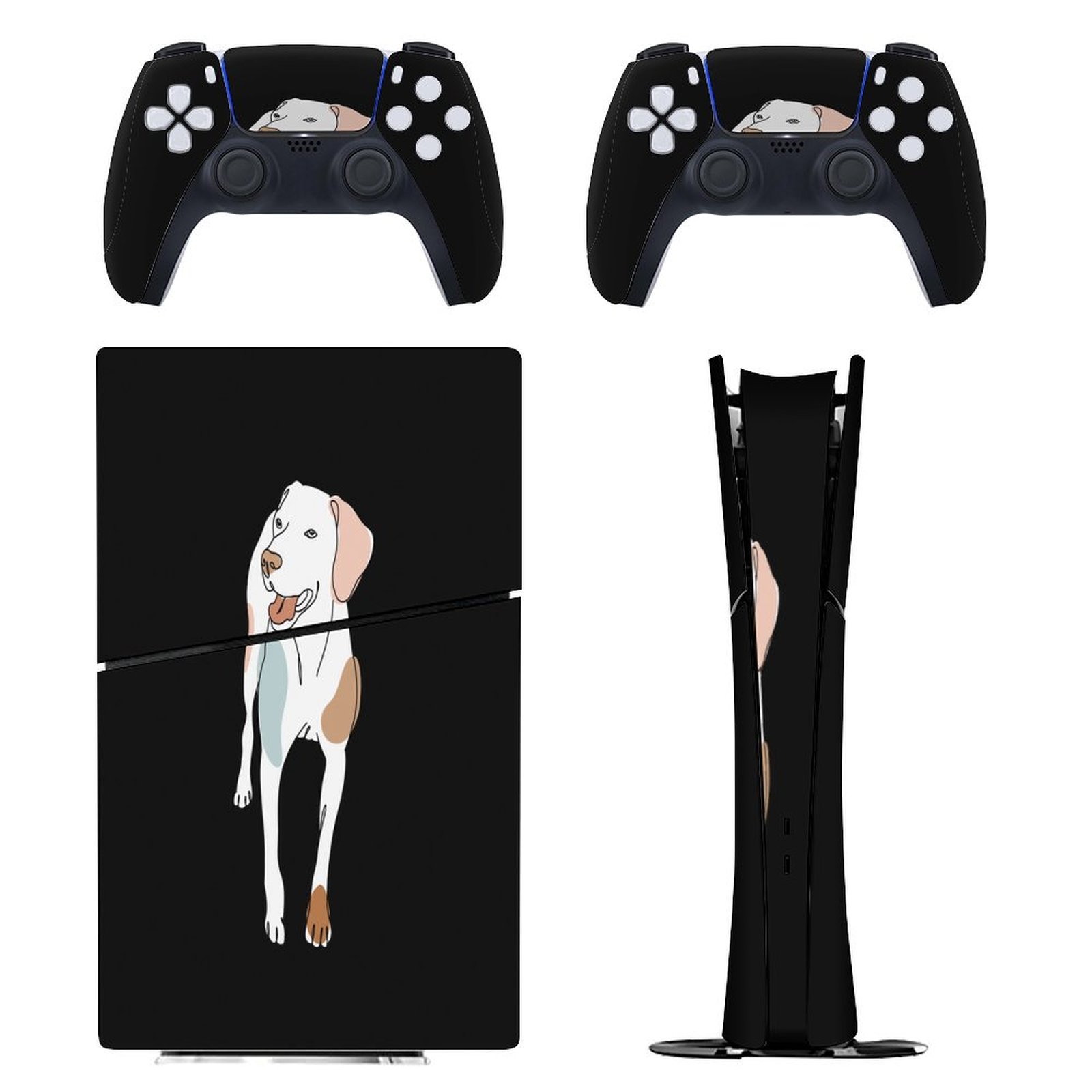 Dog Labrador PS5/PS5 Slim Digital Disc Skin Sticker For Console And ...