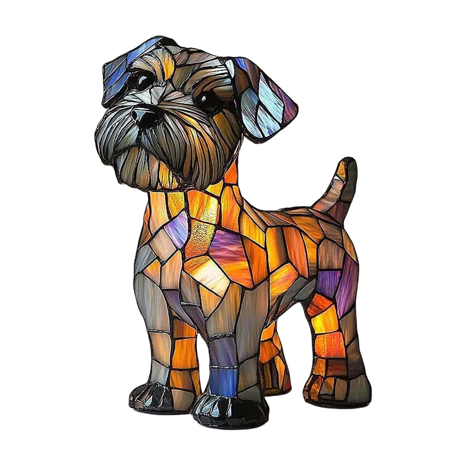 Dog Lamp Cat Themed Lamp Animal Table Lamps Series Resin Tabletop Night ...