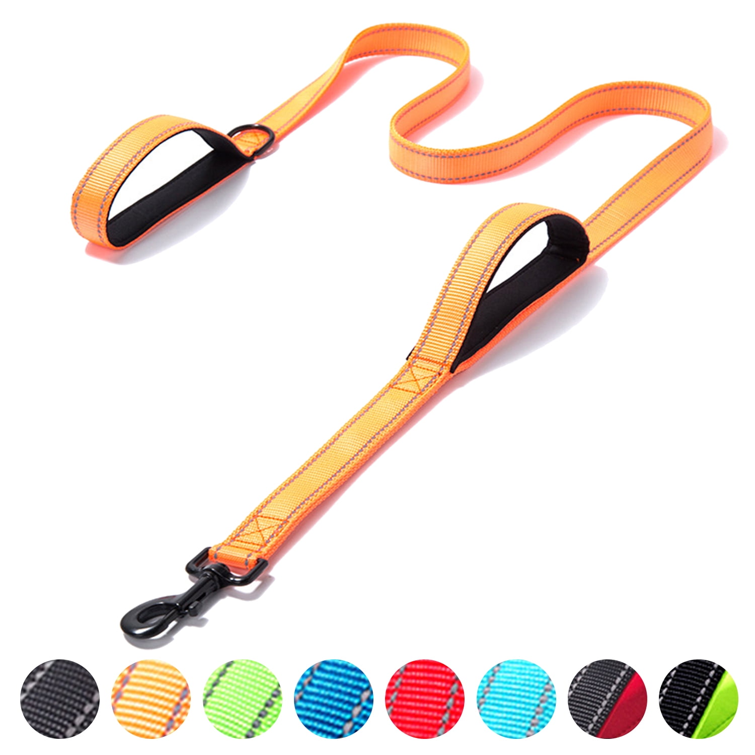 Dog Leash 5ft/6ft Long, Double Handle Dog Leash for Safe Control ...