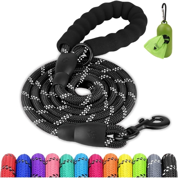Dog Leash for Large Dogs, Heavy Duty Nylon Leashes with Comfortable ...