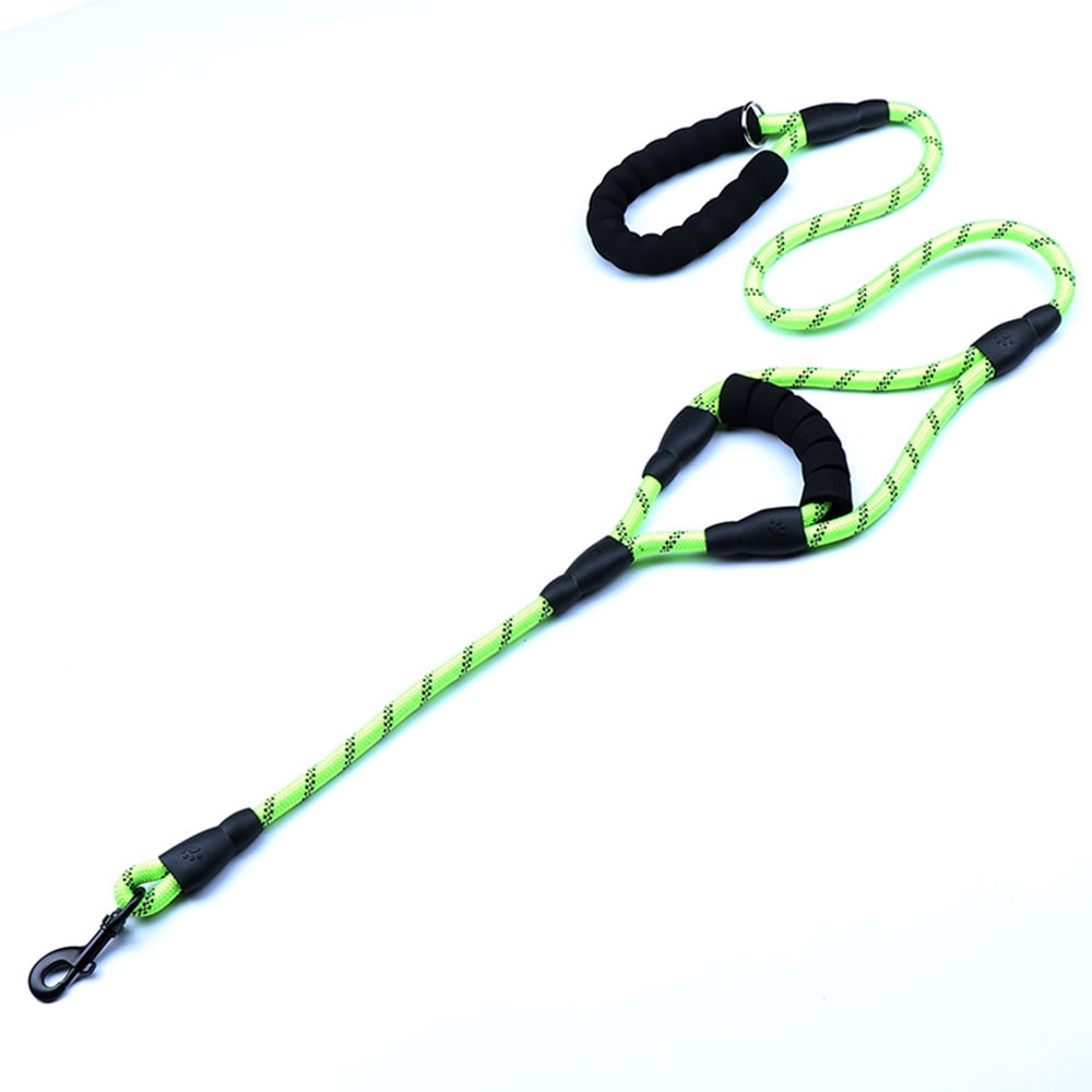 Dog Leash Traffic Padded Two Handles, Reflective Threads for Control ...