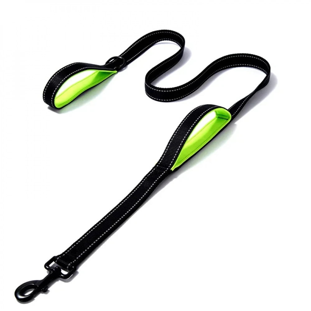 Dog Leashes Outdoor Travel Dog Training Chain Heavy Duty Double Handle ...