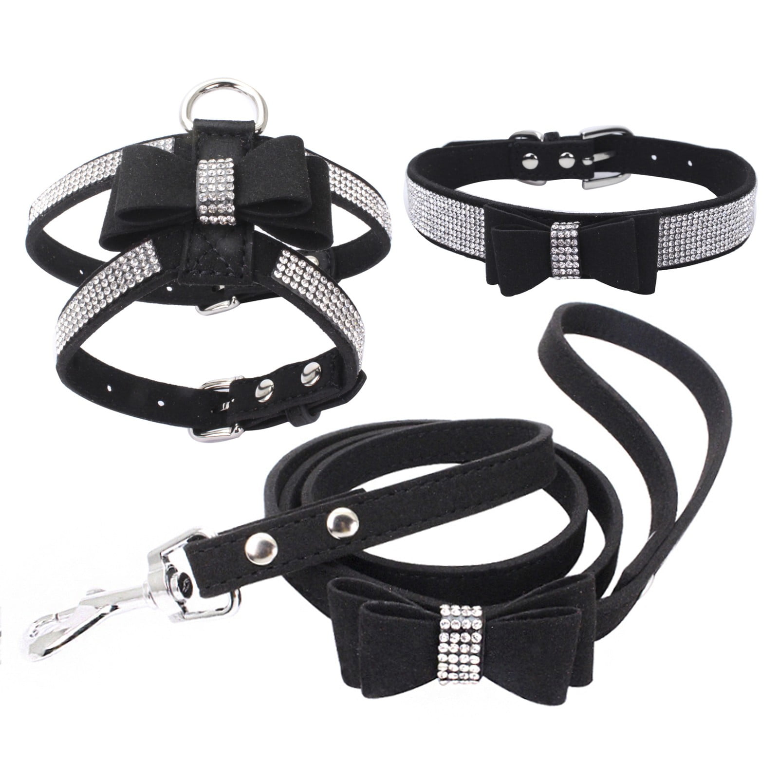 Dog Leashes for Small & Medium Dogs,3PCS Solid Color Warm Dog Sweater ...