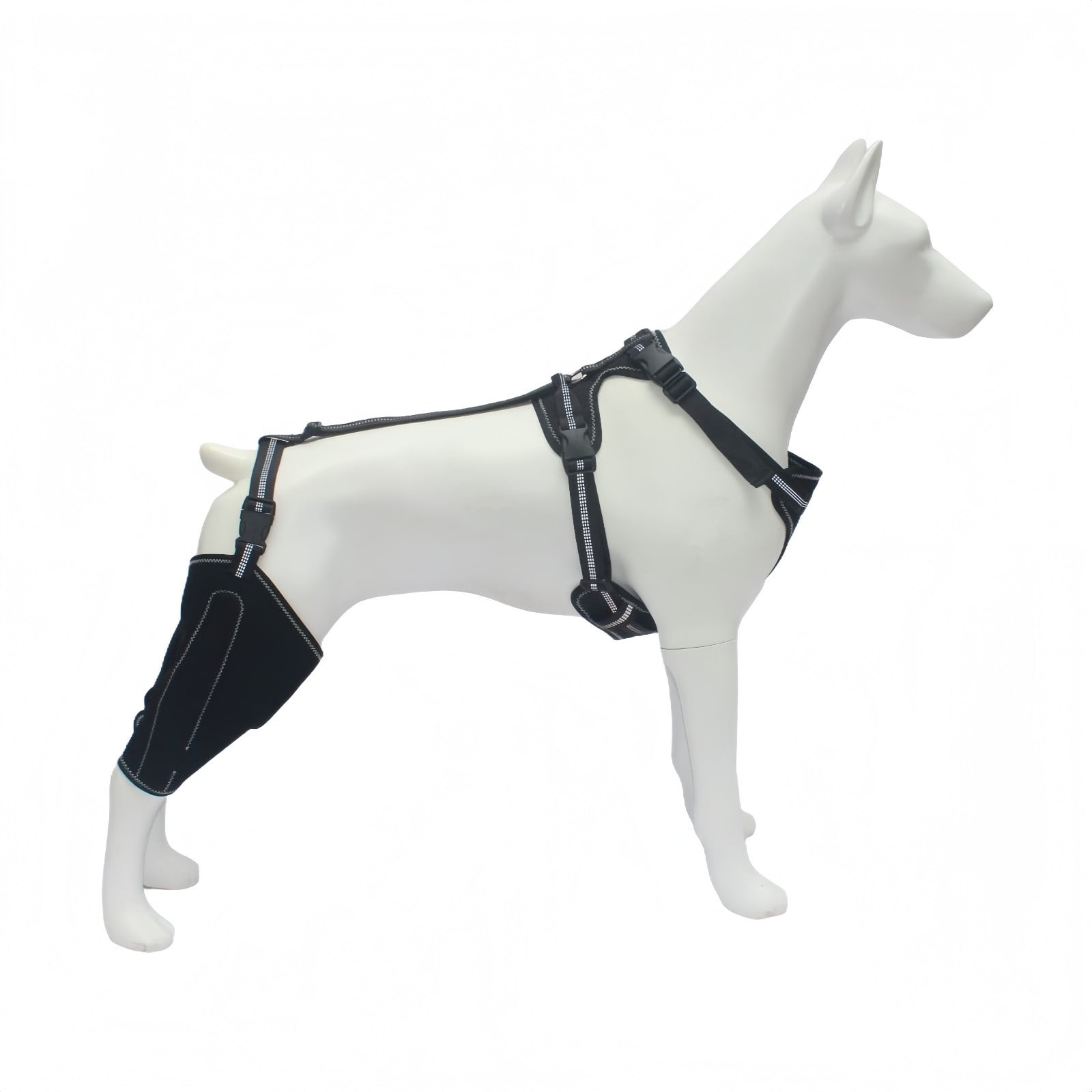 Dog Leg Support Sleeves Adjustable Metal Brace Protective Gear for Post ...