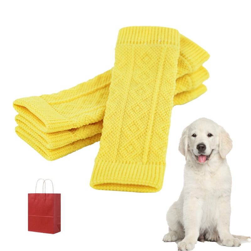 Dog Leg Warmers - Dog Legs Knitted Socks, Pet Dogs Elbow Protector Dog ...