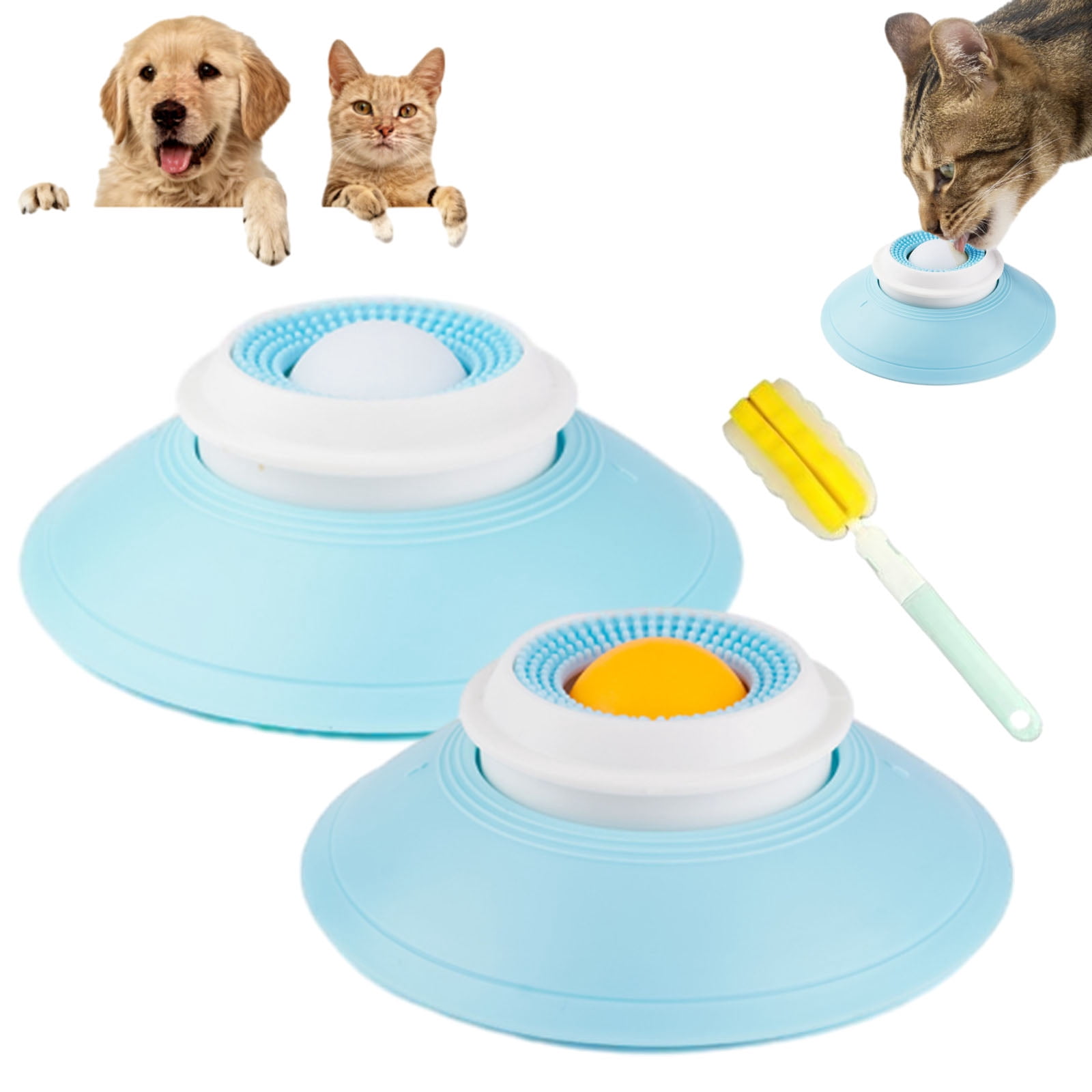 Dog Lick Sphere - 2026 Upgraded Licksphere Dog, Non Slip Slow Feeder ...