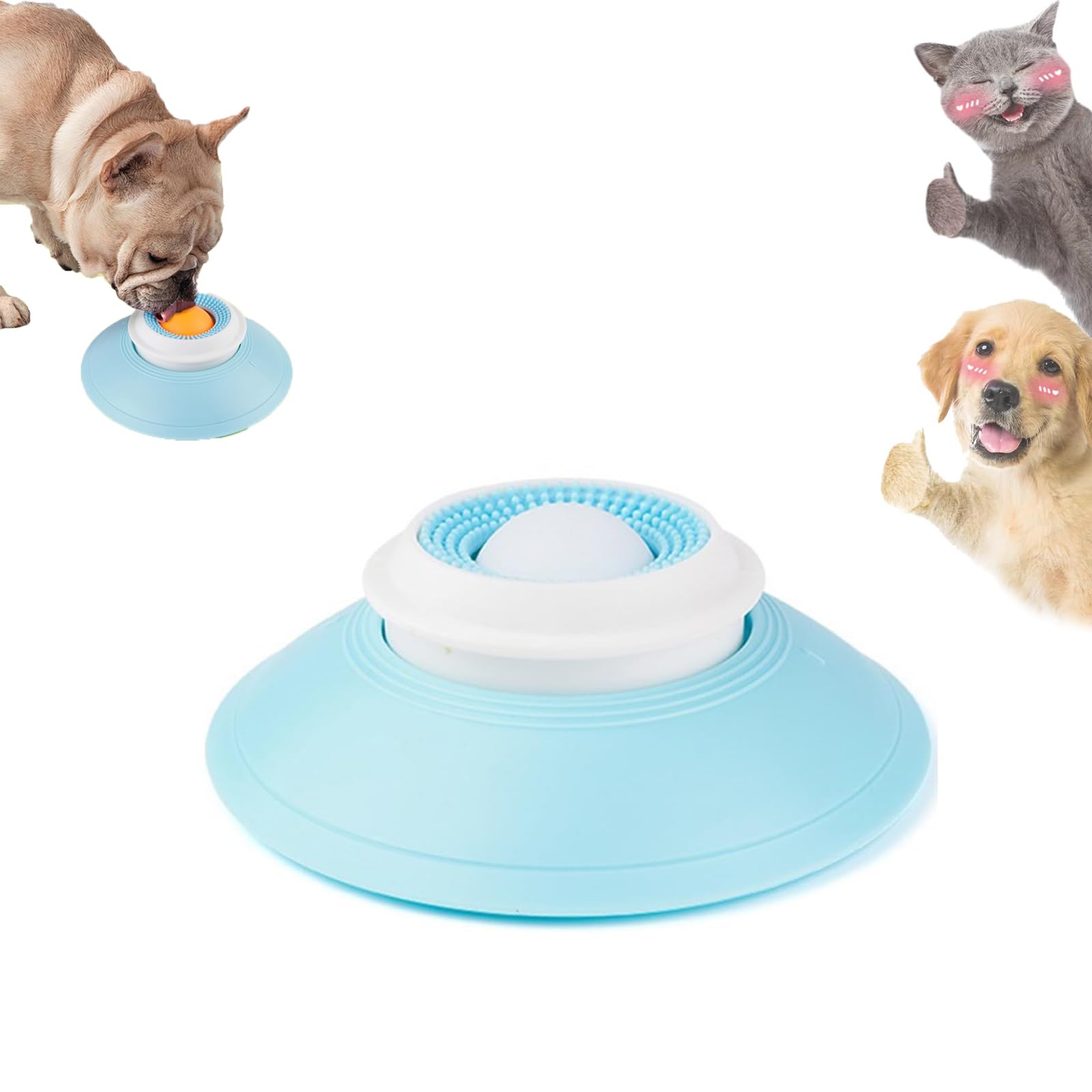 Dog Lick Sphere, Licksphere for Dogs, Feeding Mat, Interactive Toys to ...