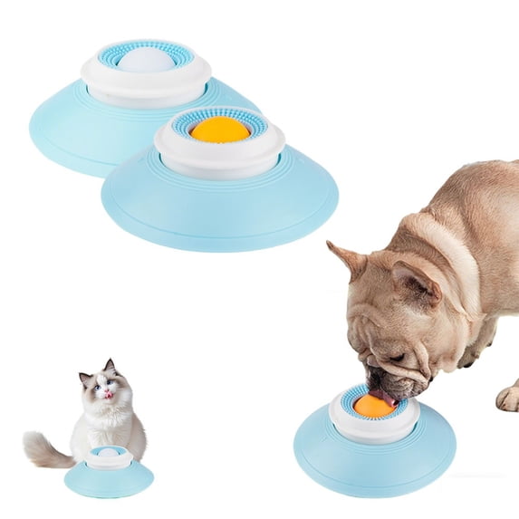 Dog Lick Sphere, Slow Feeder with Suction Cups, Non-Slip, Food-grade ...