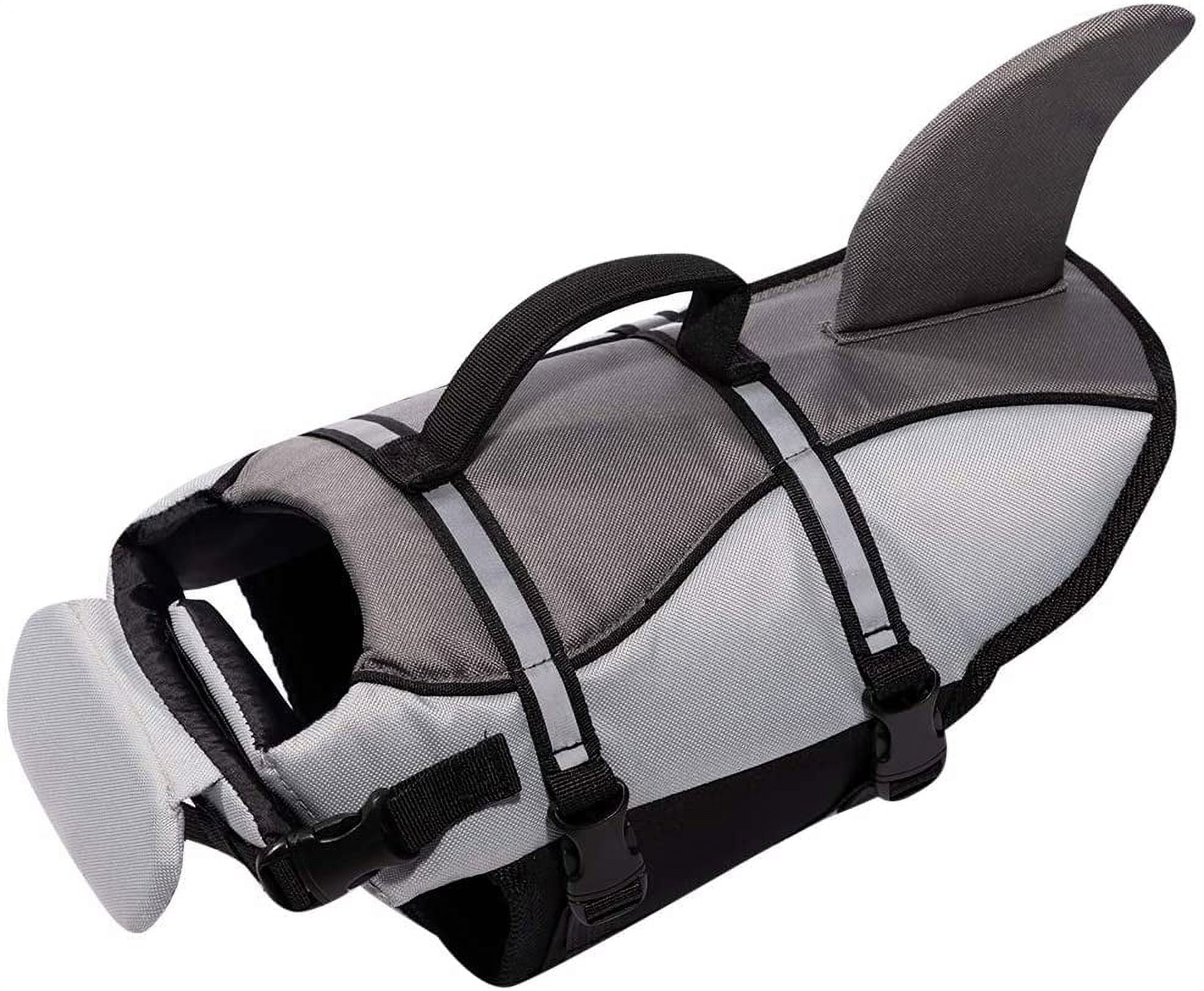Dog Life Jacket Adjustable Dog Lifesaver Reflective Vest Pet Life ...