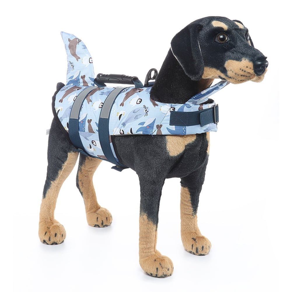 Dog Life Jacket, Adjustable Pet Floatation Life Vest Dog Swimsuit with ...