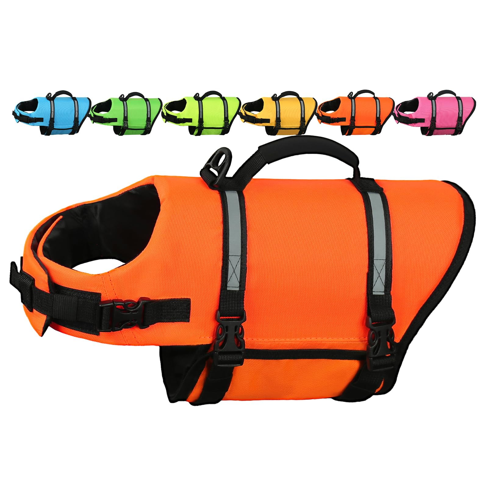 Dog Life Jacket Dog Life Vest for Swimming Puppy Float Vest Pet ...