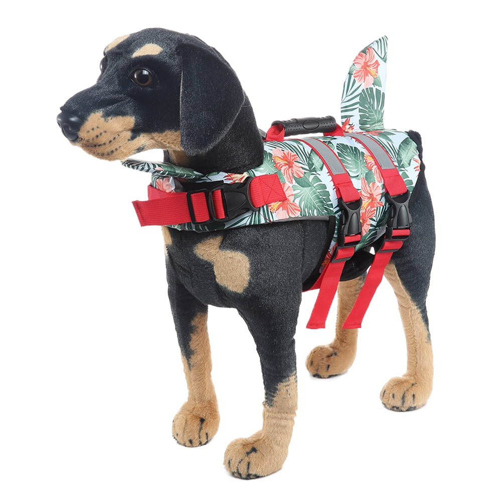 Dog Life Jacket Pet Life Safety Vest for Swimming Boating, Dog Shark ...
