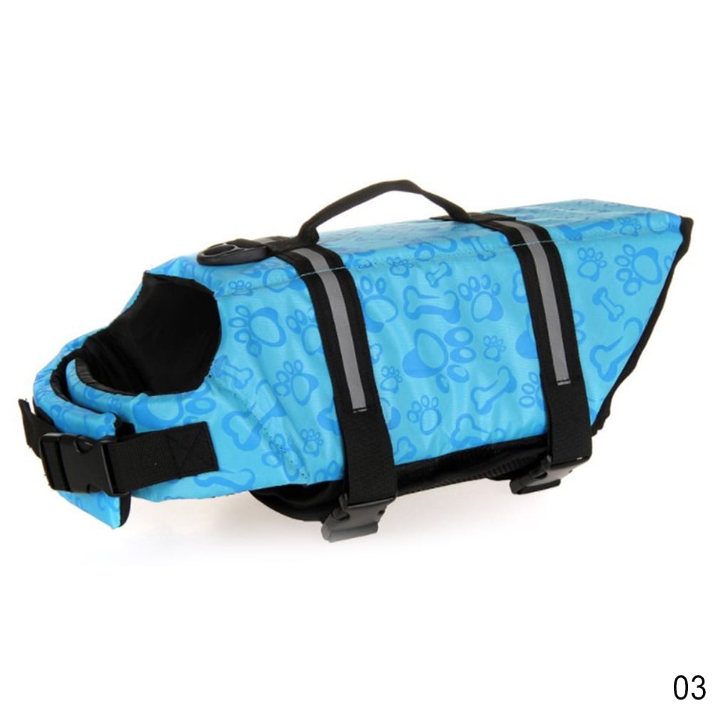 Dog Life Jacket Vests Outdoor Pet Dog Cloth Float Puppy Rescue Swimming ...
