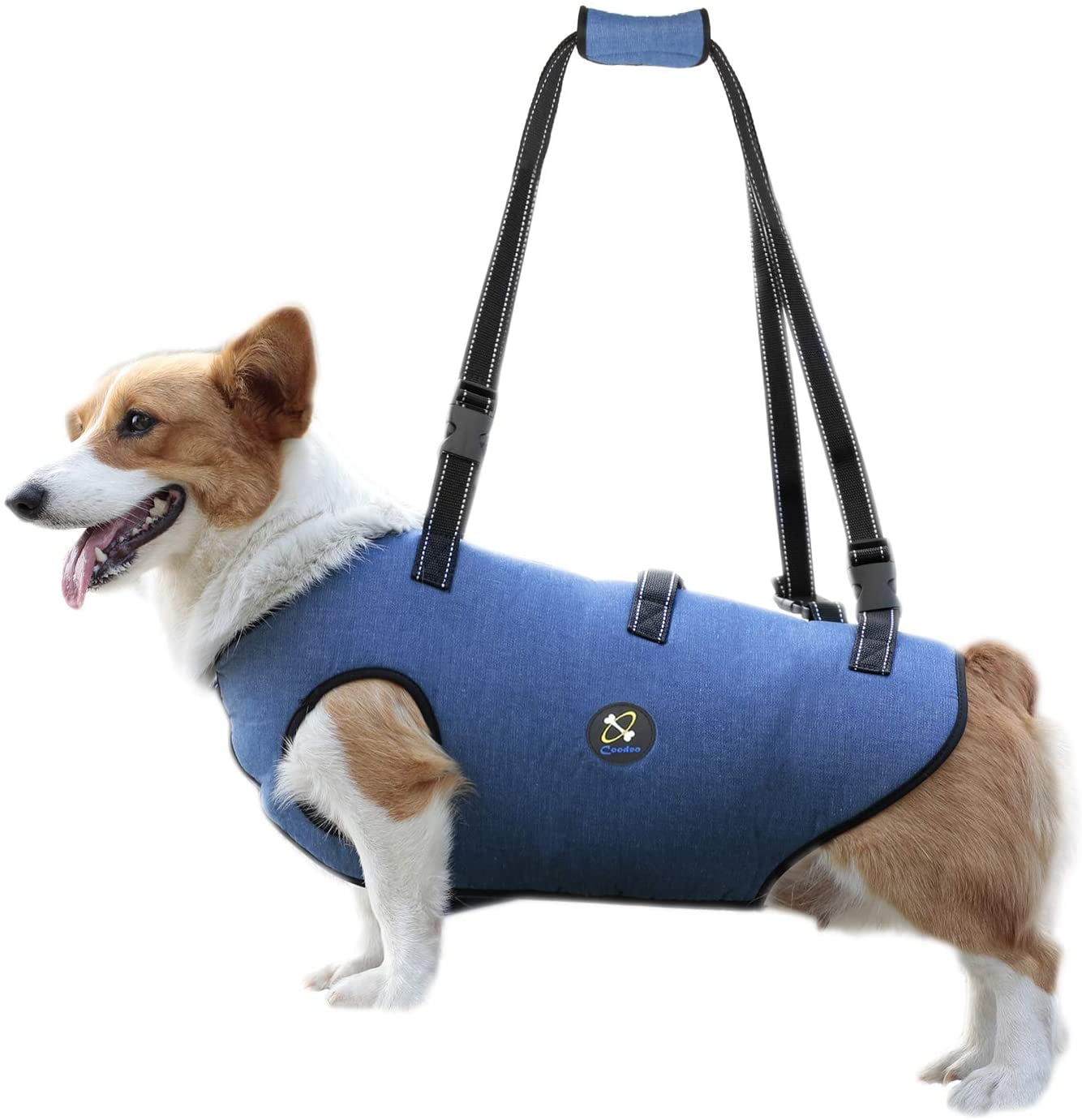 Dog Lift Harness, Pet Support & Rehabilitation Sling Lift Adjustable ...