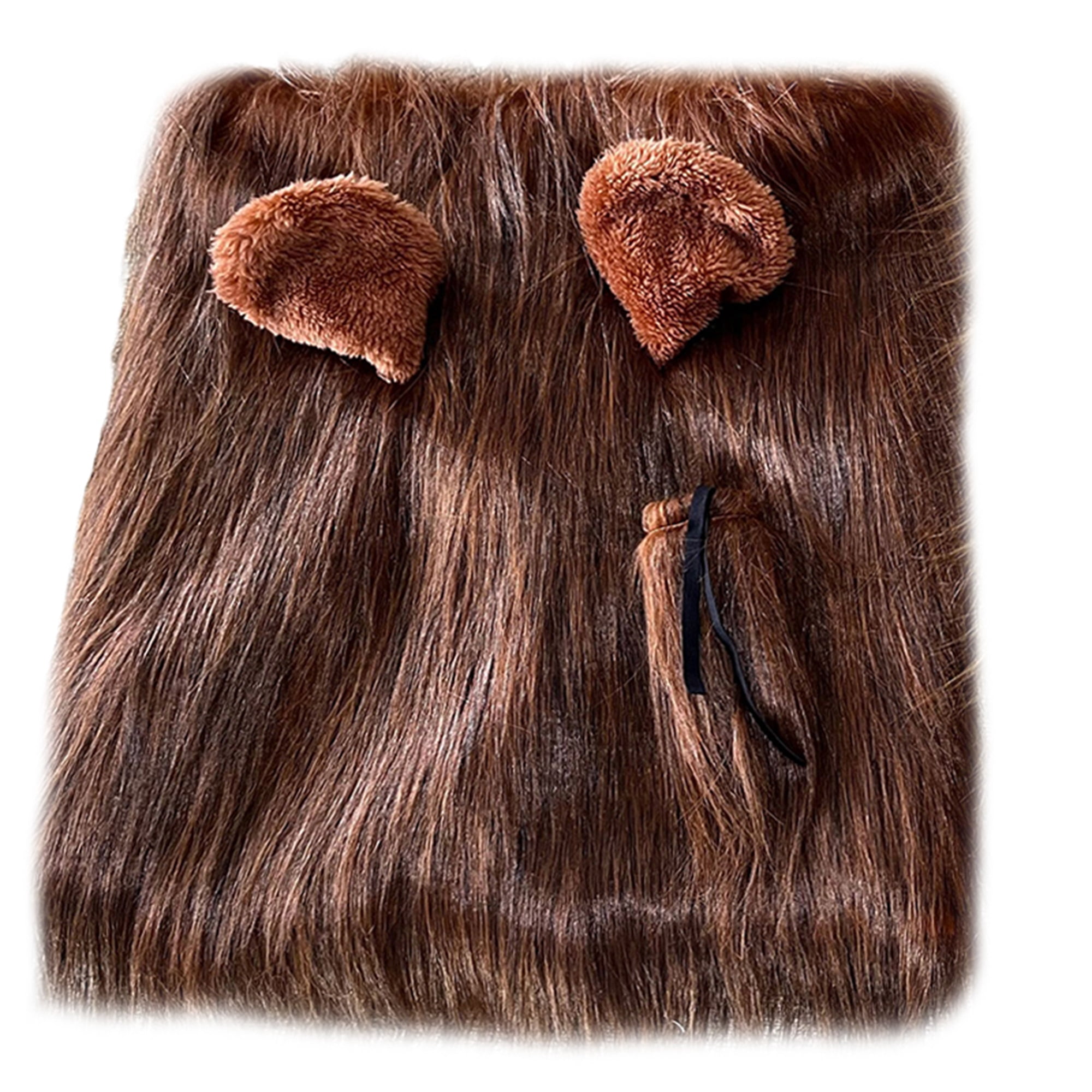 Dog Lion Mane Halloween Costume Funny Realistic Lion Wig Pet Cosplay ...