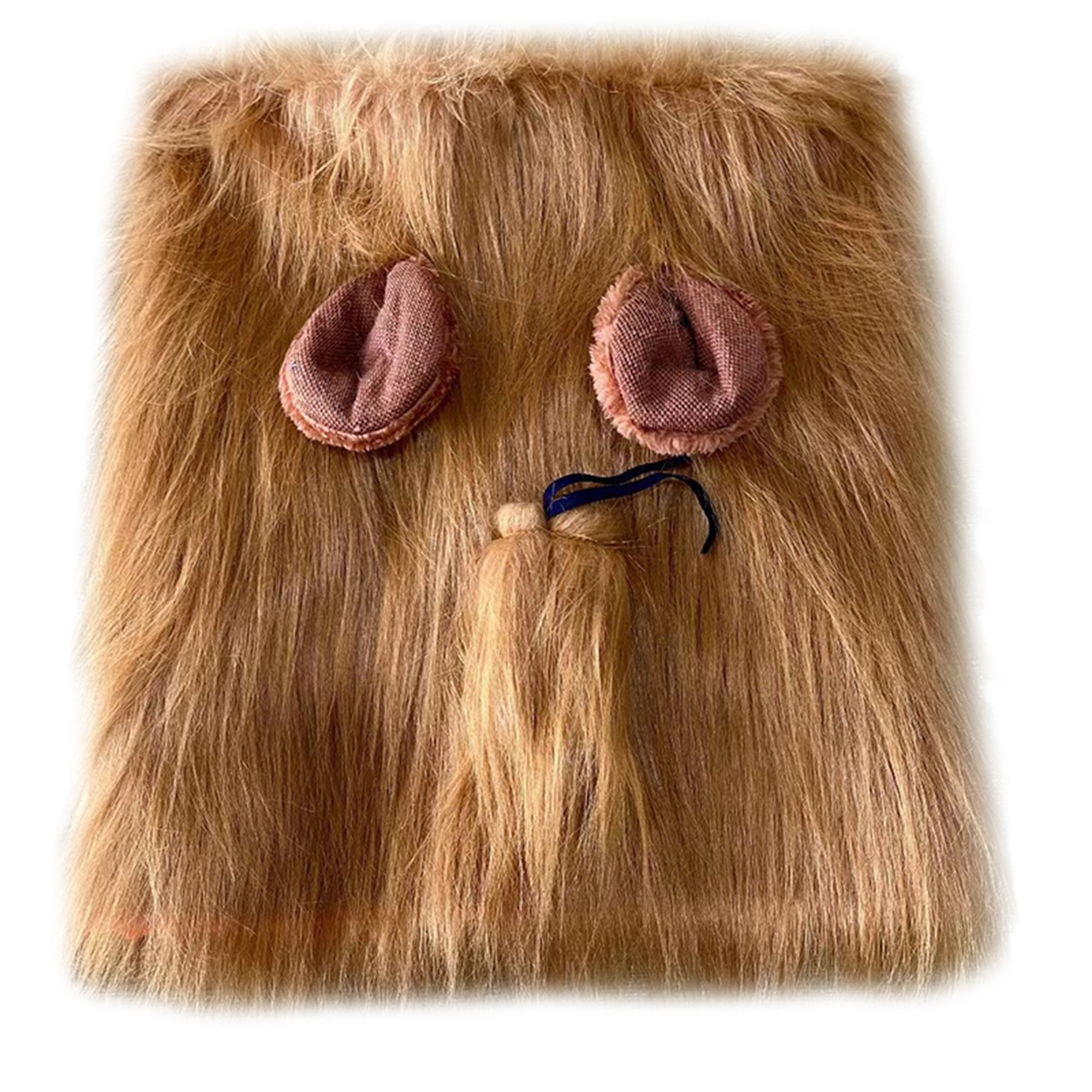 Dog Lion Mane Halloween Costume Realistic Lion Wig Pet Cosplay Clothes ...