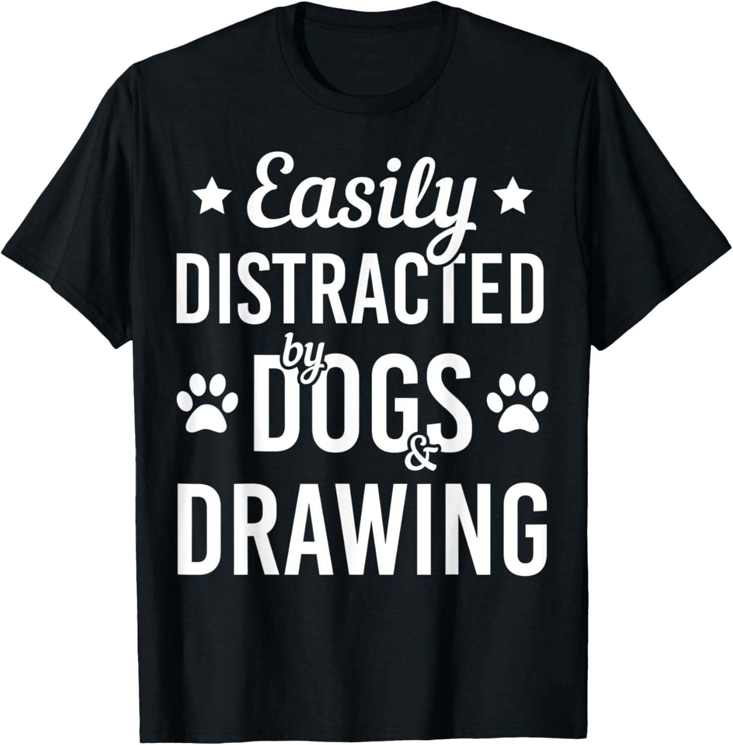 Dog Lover Drawing Lover Dogs And Drawing Draw Funny Dog T-Shirt ...