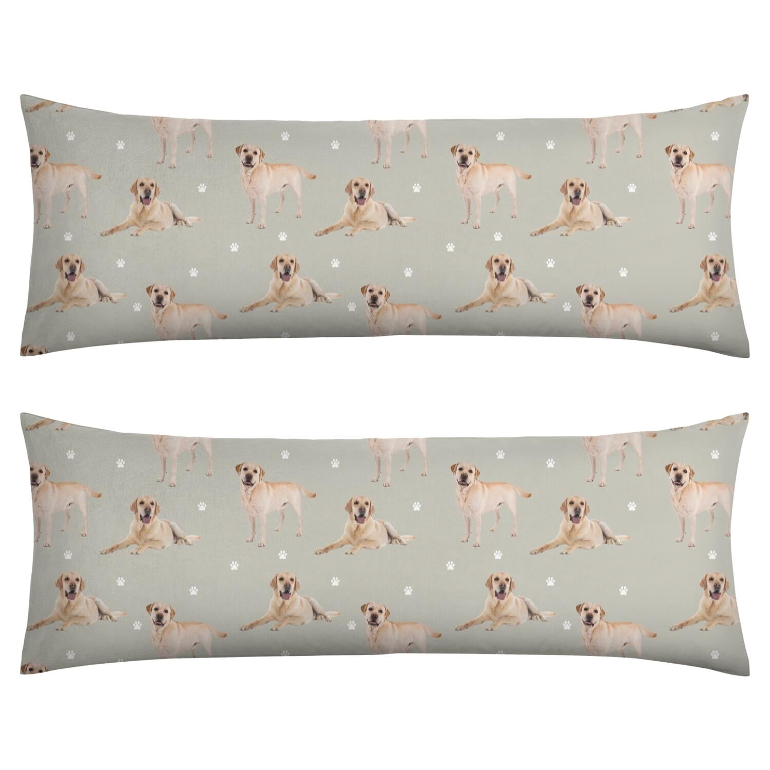 Dog Lover's Body Pillow Cover - Soft & Breathable, Hidden Zipper, 20 ...