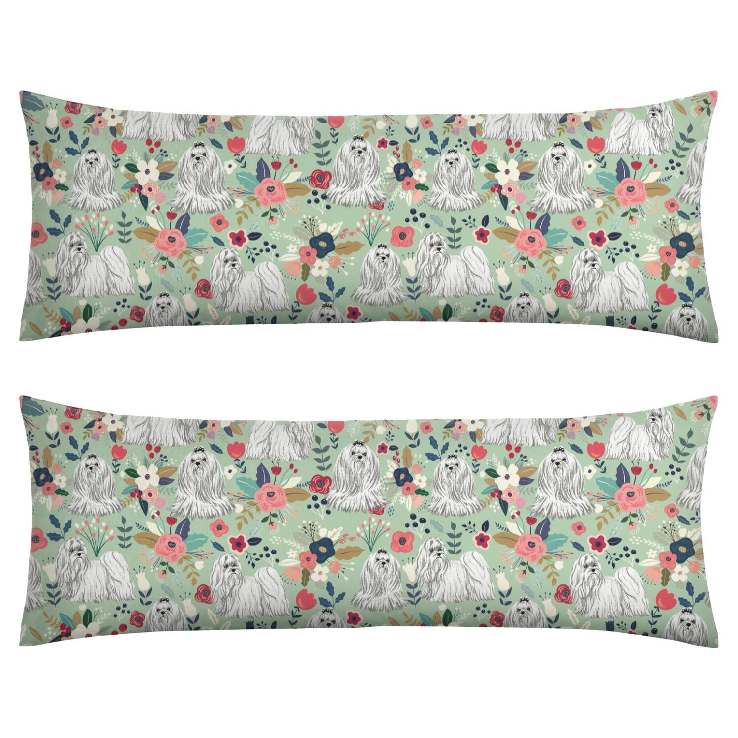 Dog Lover's Body Pillow Cover - Soft & Breathable, Hidden Zipper, 20 ...