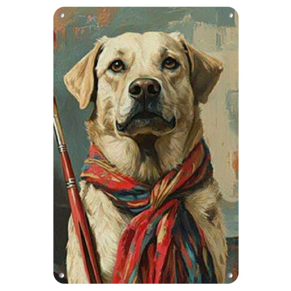 Dog Lover's Delight: 8x12" Rustic Iron Wall Sign - Perfect for Bedroom ...