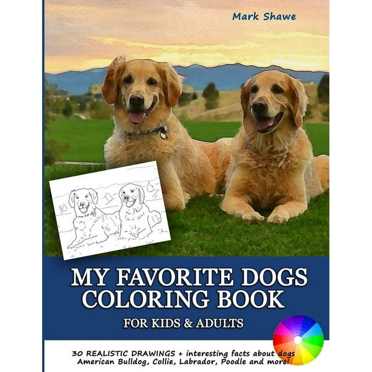 collie coloring book